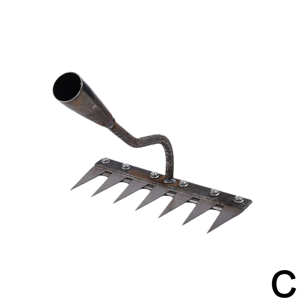 5/6/7/8 Teeth Rake Agricultural Weeding Tool Removable Garden Tool Soil ...