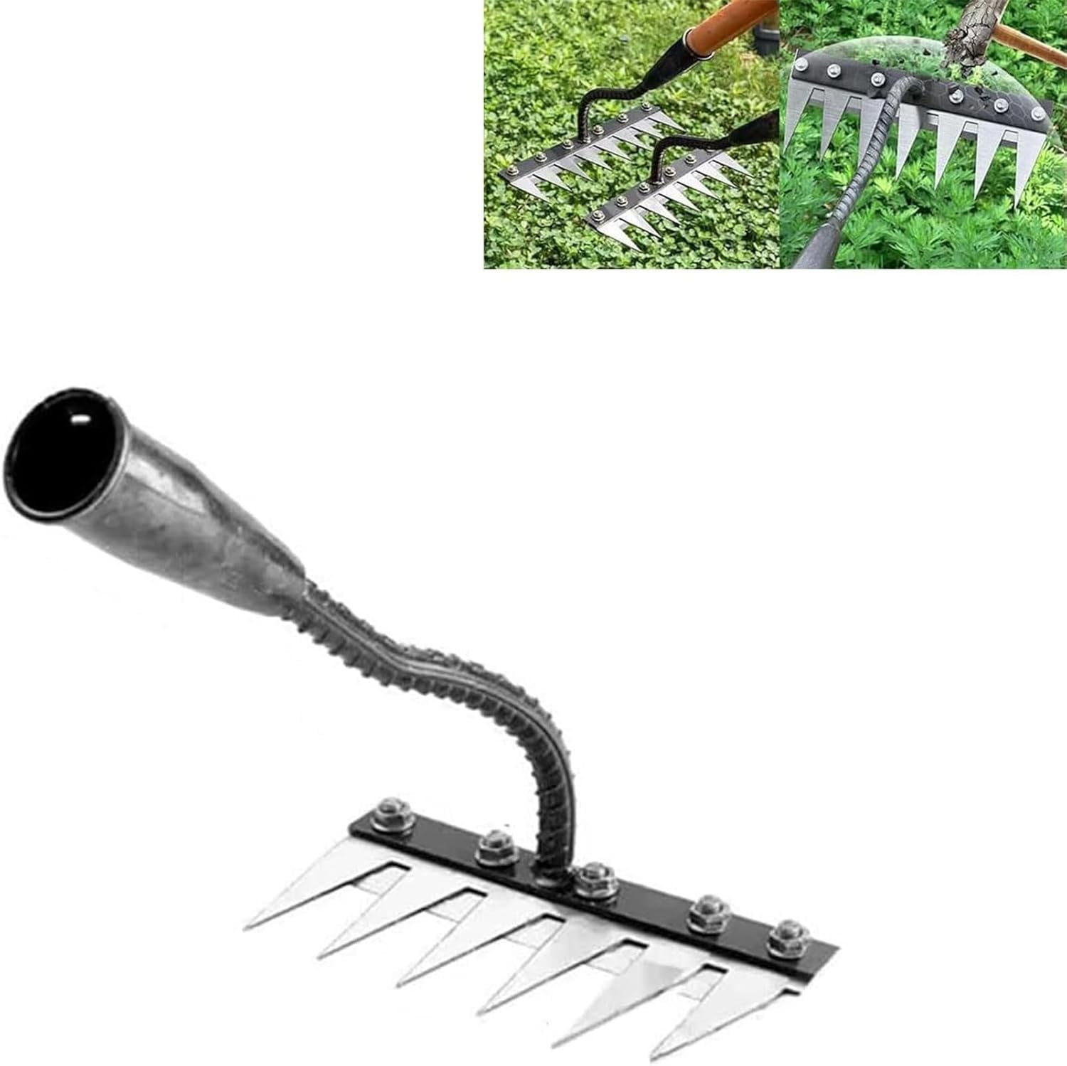 5/6/7/8 Tooth Carbon Steel Garden Weeding , Metal Heavy Duty, Garden ...