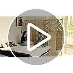 5.6 Ft Room Divider, Wood Carved Wall Divider Indoor Folding Portable ...