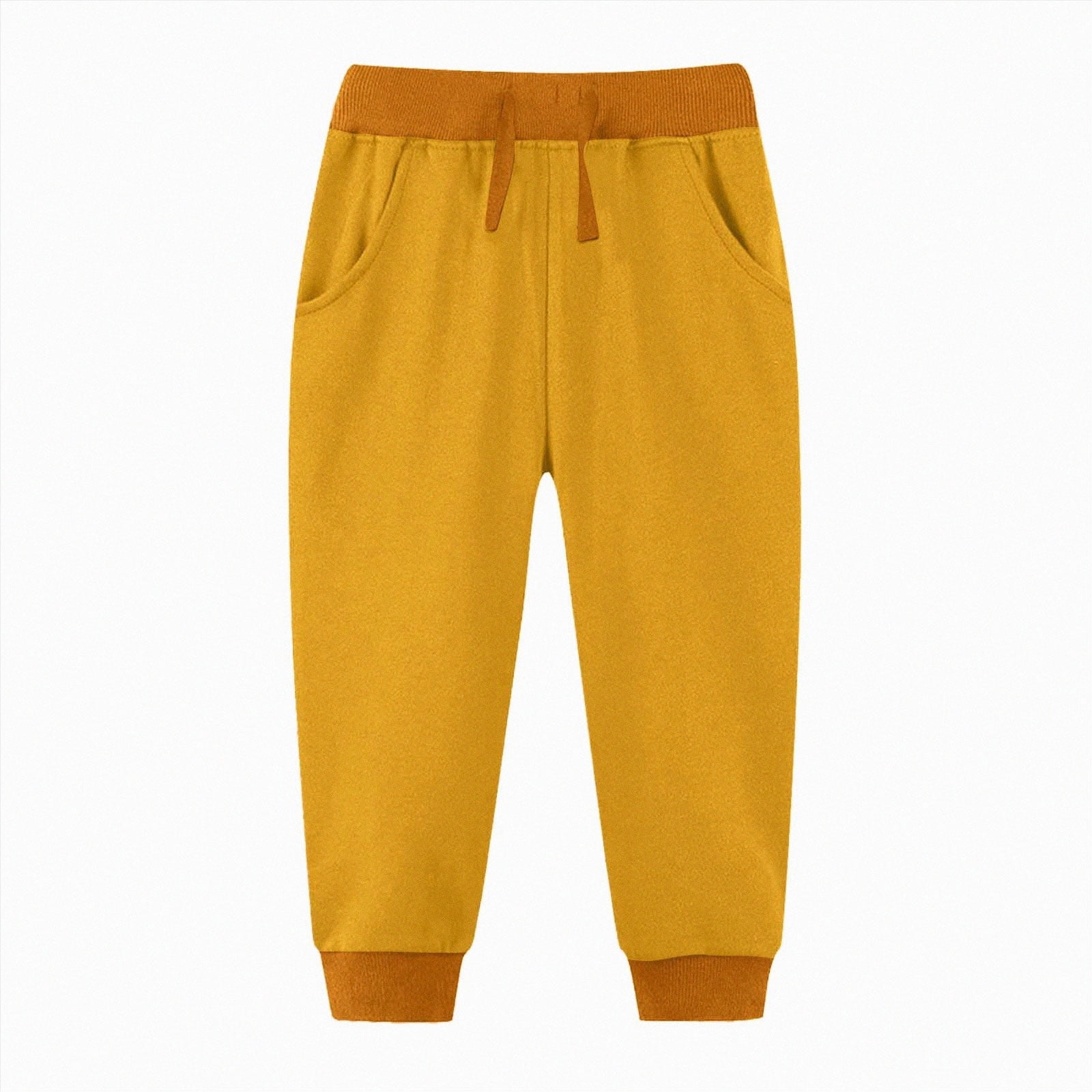 5-6 Years Childrens Warm Sweatpants Boys And Girls Casual Pants Sports ...