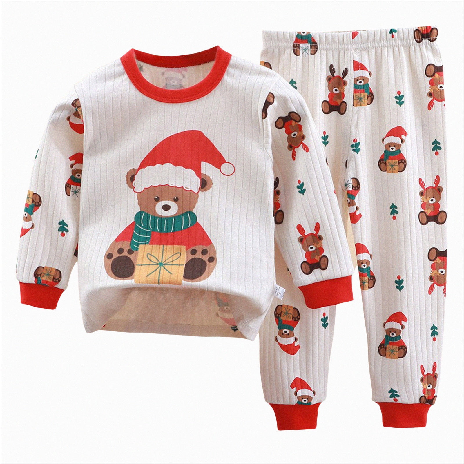 5-6 Years Infant Baby Boy Outfit Long Funny Shirt Pant Set Toddler ...