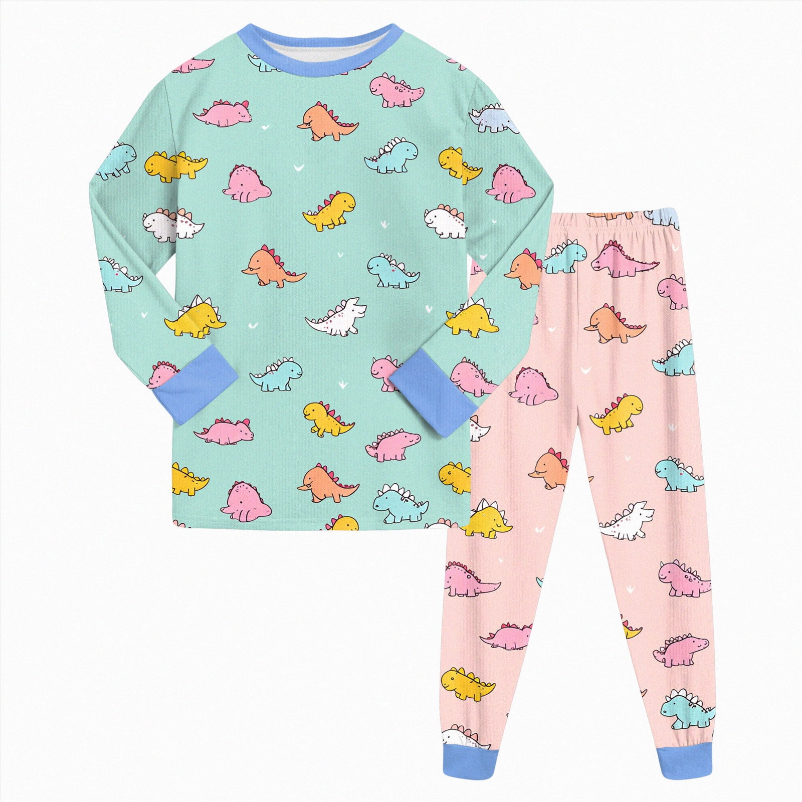 5-6 Years Newborn Baby Boy Clothes Set 2pcs Long Sleeve Top and Pants ...