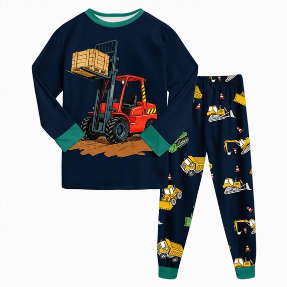 5-6 Years Toddler Baby Boy Clothing Sets Printed Long Sleeve Tops and ...