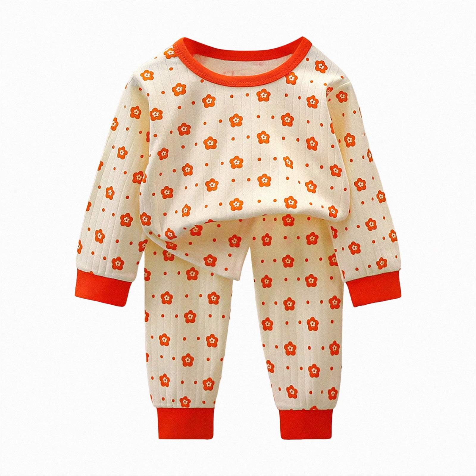 5-6 Years Toddler Baby Boy Girl Clothes with Pockets 2PC Long Sleeve ...