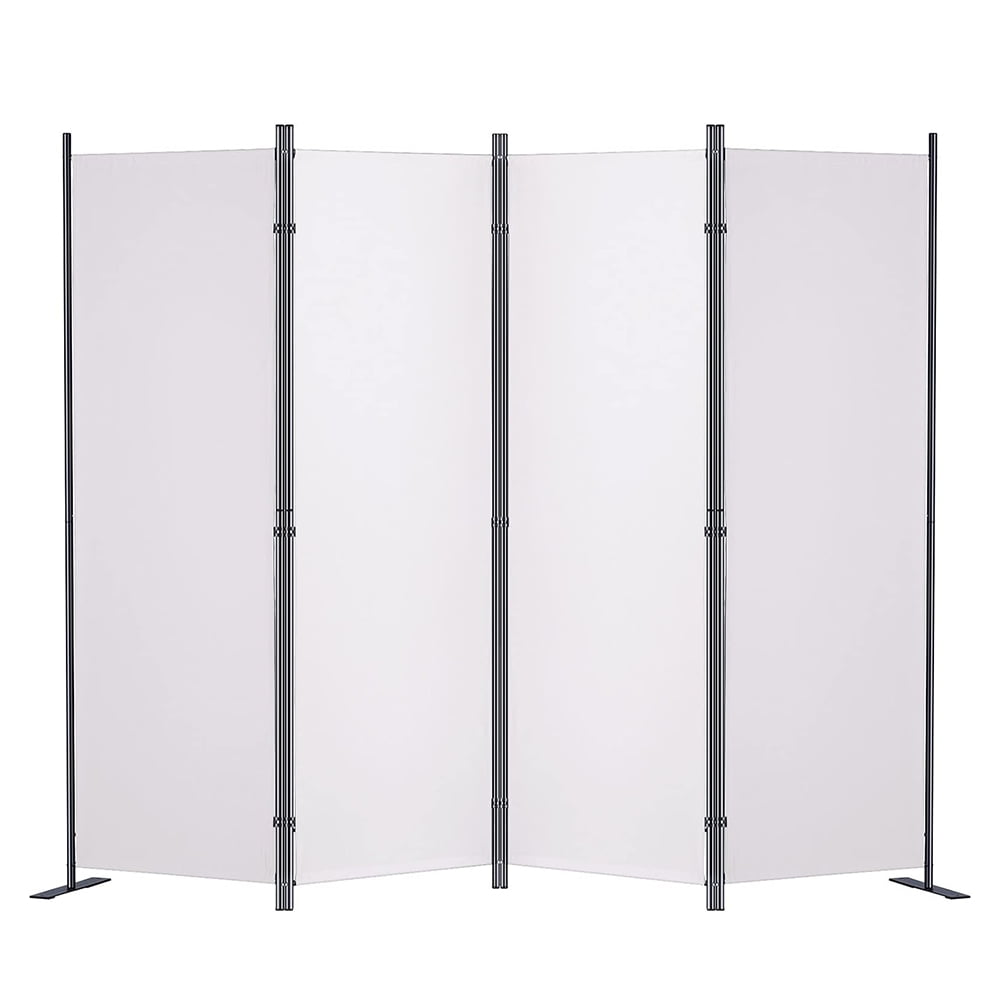 5.6 ft Room Dividers, 4-Panel Room Divider, Folding Privacy Screens ...