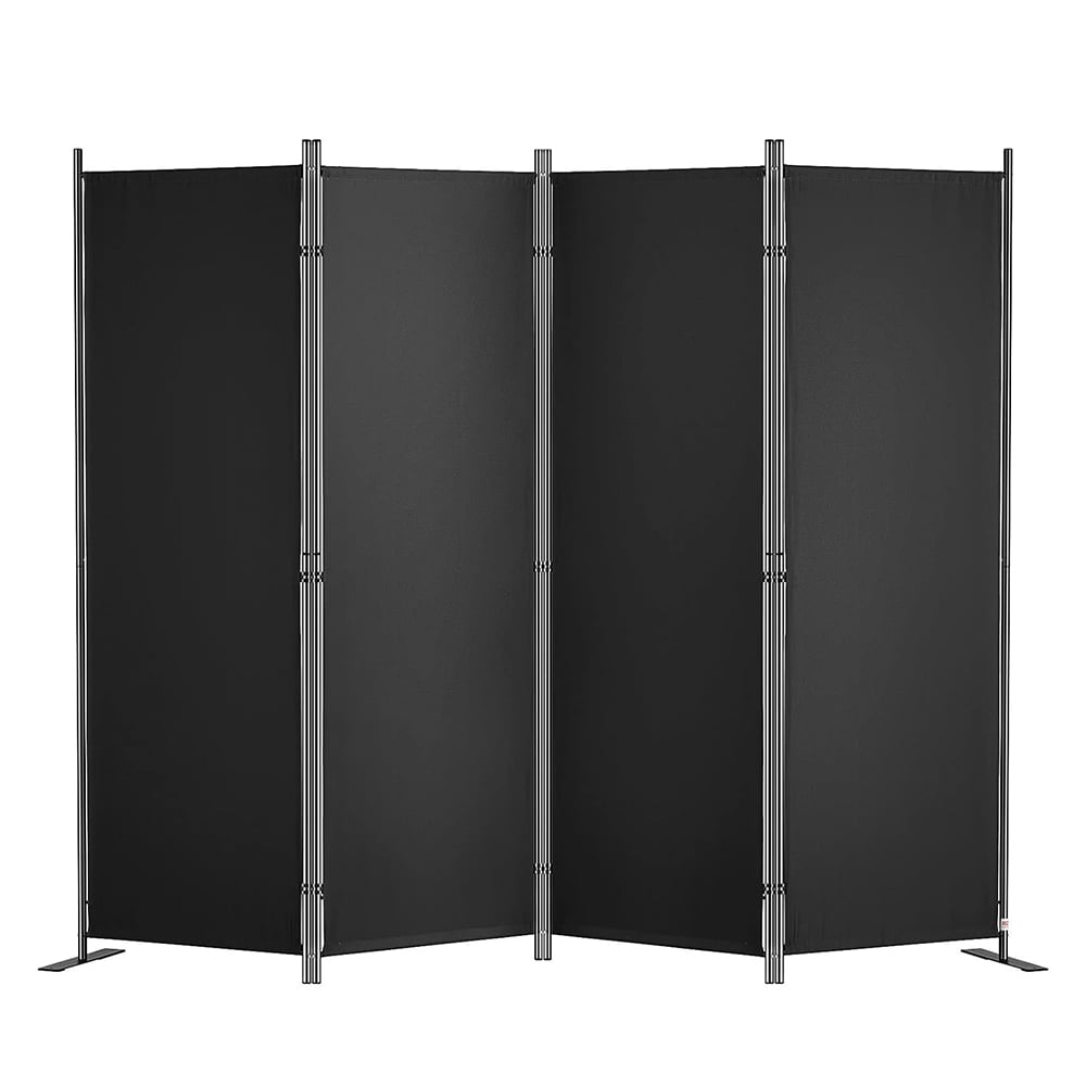 5.6 ft Room Dividers, 4-Panel Room Divider, Folding Privacy Screens ...
