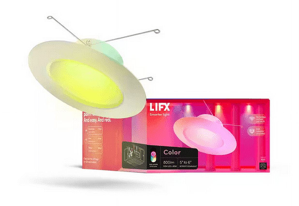 5/6 in. 65-Watt Equivalent Multi-Color Smart Alexa/Hey Google/HomeKit ...