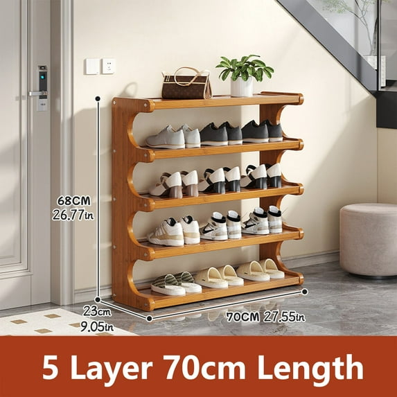 5/6-layer practical storage rack, shoe rack, space-saving design, multi ...