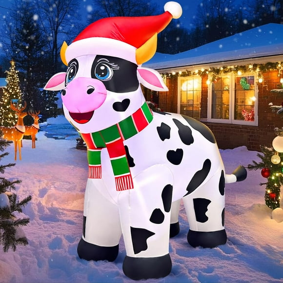 Christmas Cow Inflatables