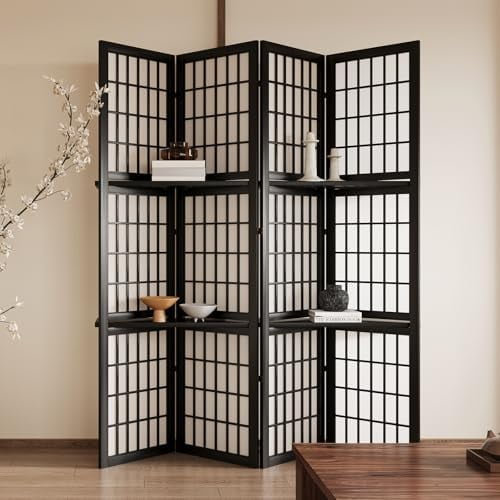 5.6FT Room Divider and Folding Portable Partition Screen, Chinese ...