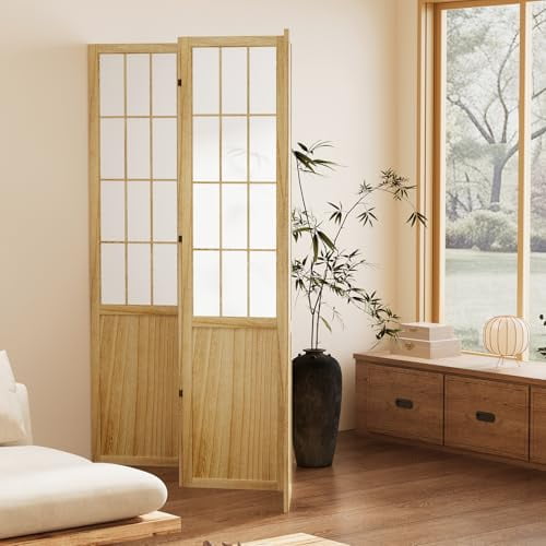 5.6FT Room Divider and Folding Portable Partition Screen, Chinese ...