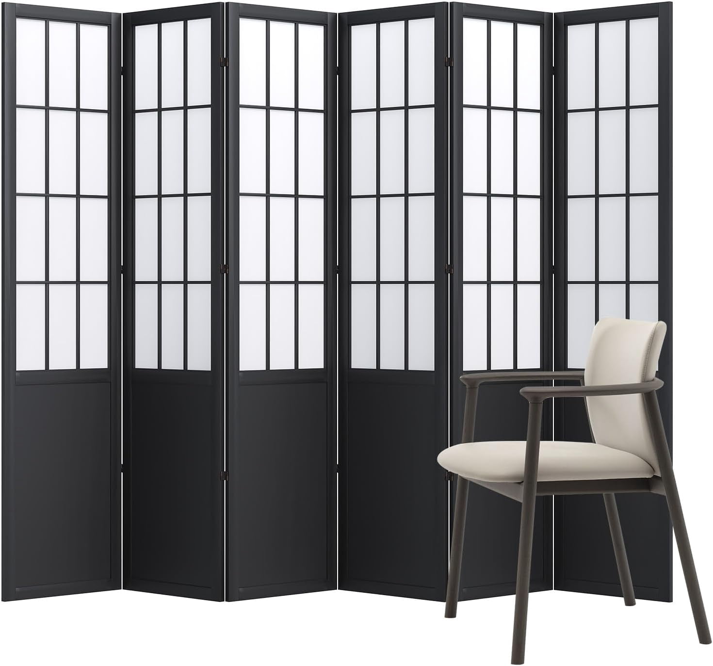 5.6FT Room Divider and Folding Portable Partition Screen, Chinese ...