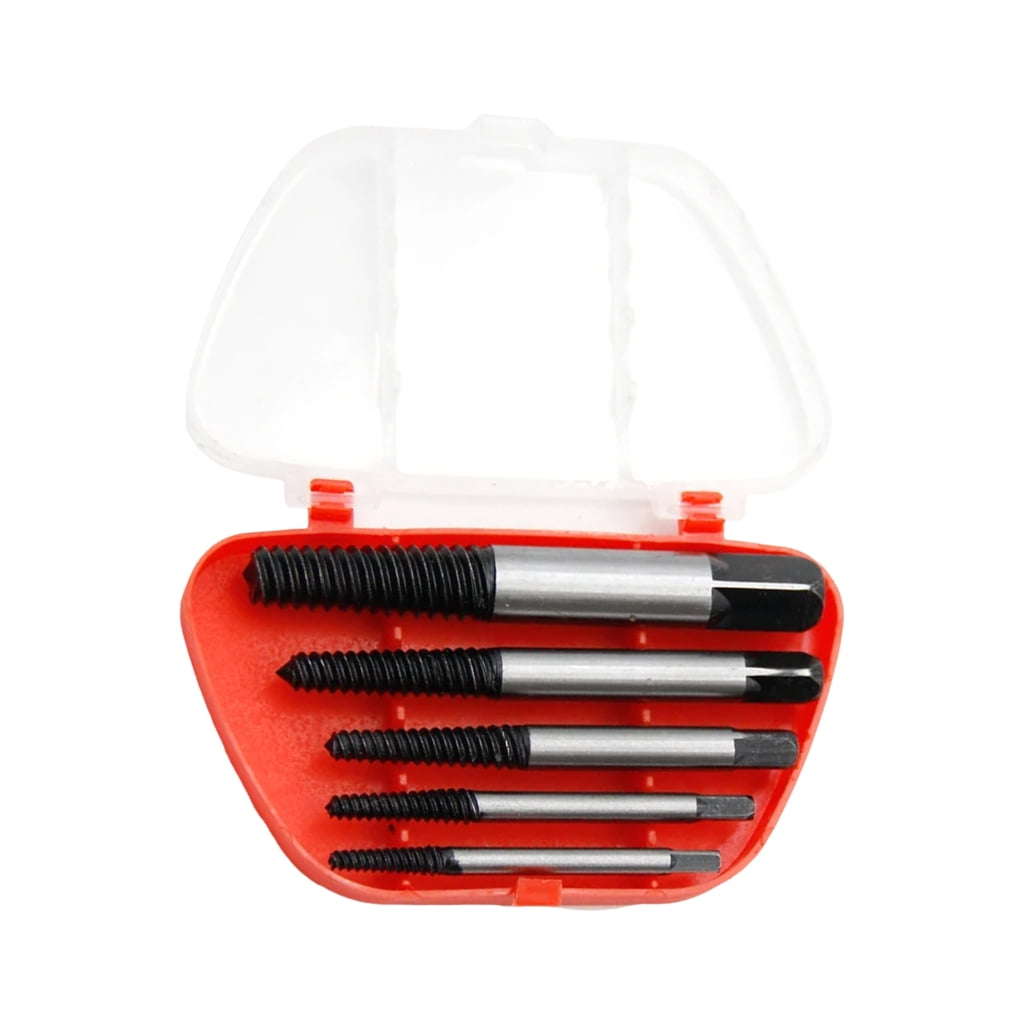 5/6Pcs Screw Extractor Center Drill Bit Guide Set Broken Damaged Bolt ...