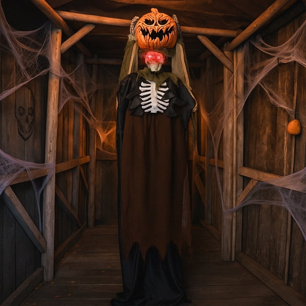 5.6ft Life-Size Halloween Animatronic Ghost, Sound-Activated (Rising ...
