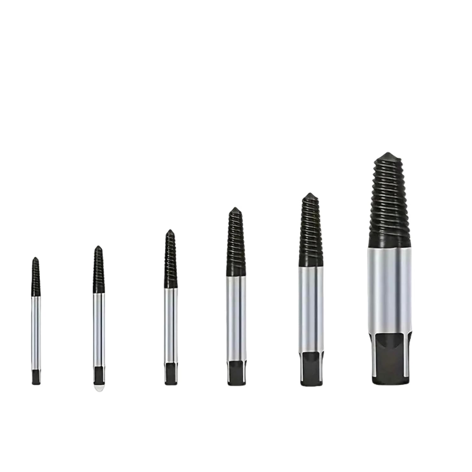 5/6pcs Damaged Broken Screw Remover Extractor,Drill Bits Steel Durable ...