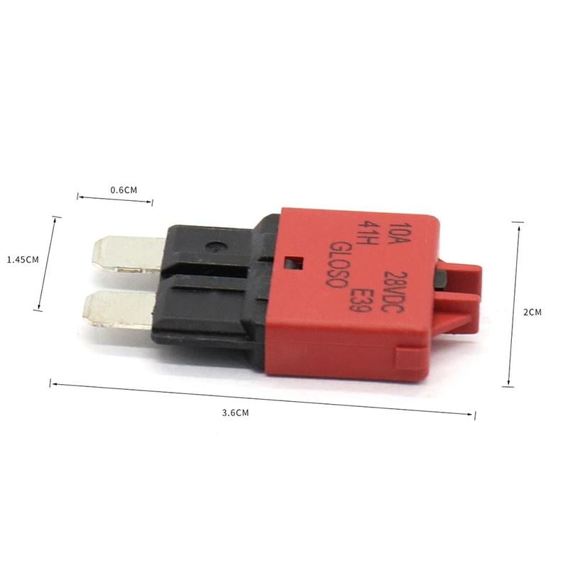 5/7.5/10/20/25/30A DC32V Manual Reset Fuse Adapter ATC Circuit Breaker ...