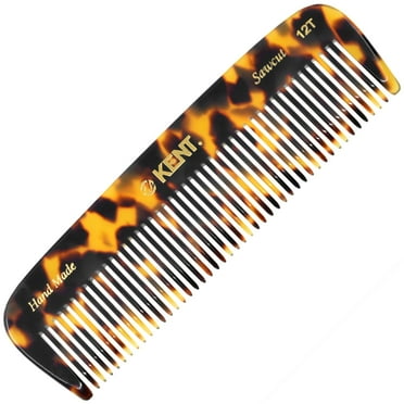 Kent 16T Fine Tooth Comb and Wide Tooth Comb for Hair, Kent Beard Comb and Mustache Comb for ...