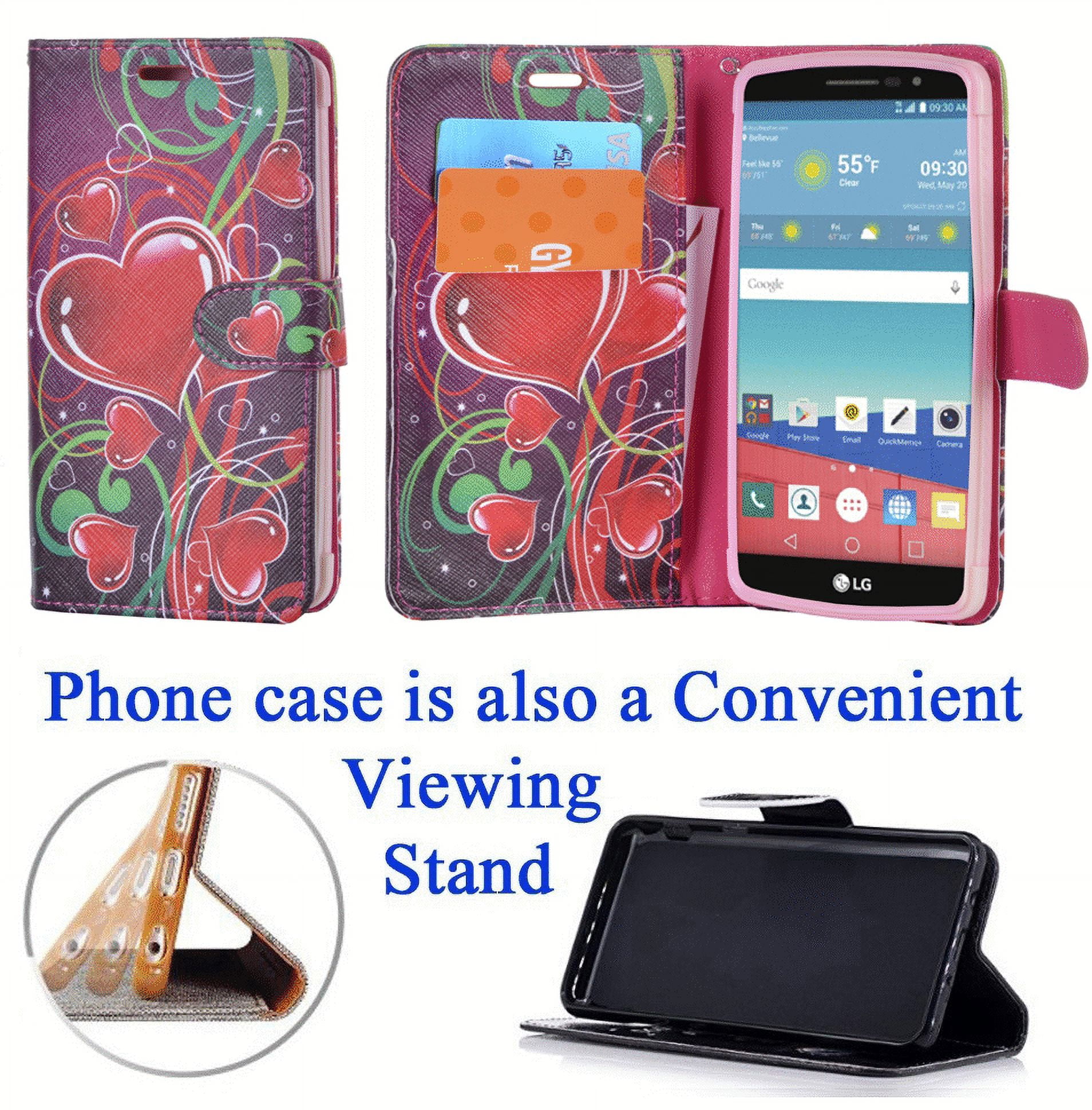 for 5.7" LG STYLO G4 Stylus G Stylo Case Phone Case Designed Wallet ...