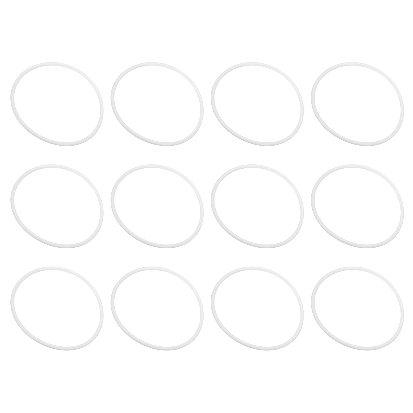 Uxcell Plastic Craft Rings Dream Catcher Circle Macrame Round Rings ...