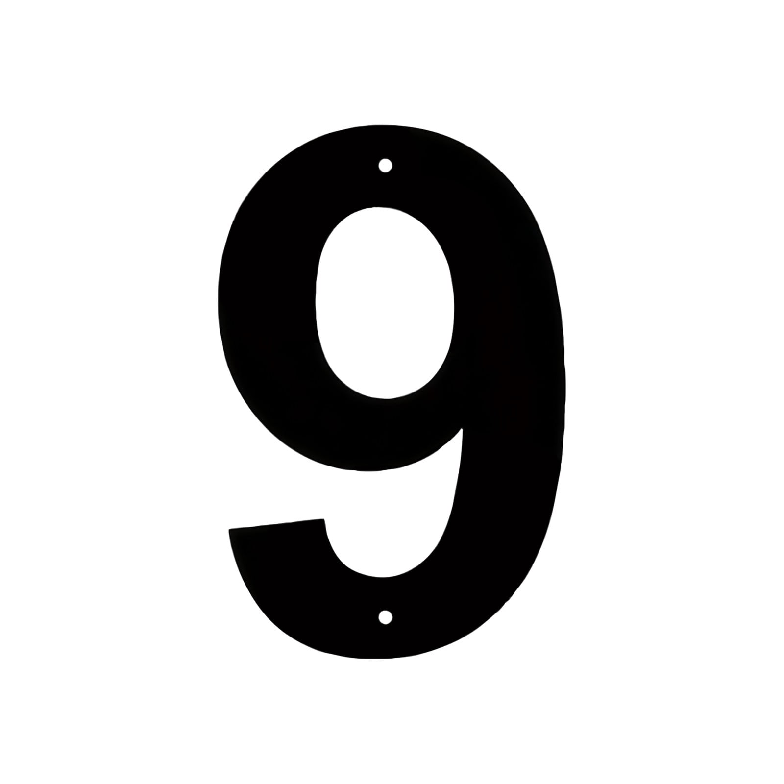 5.72Inch Stainless Steel Floating House Number 9, Metal Modern House ...