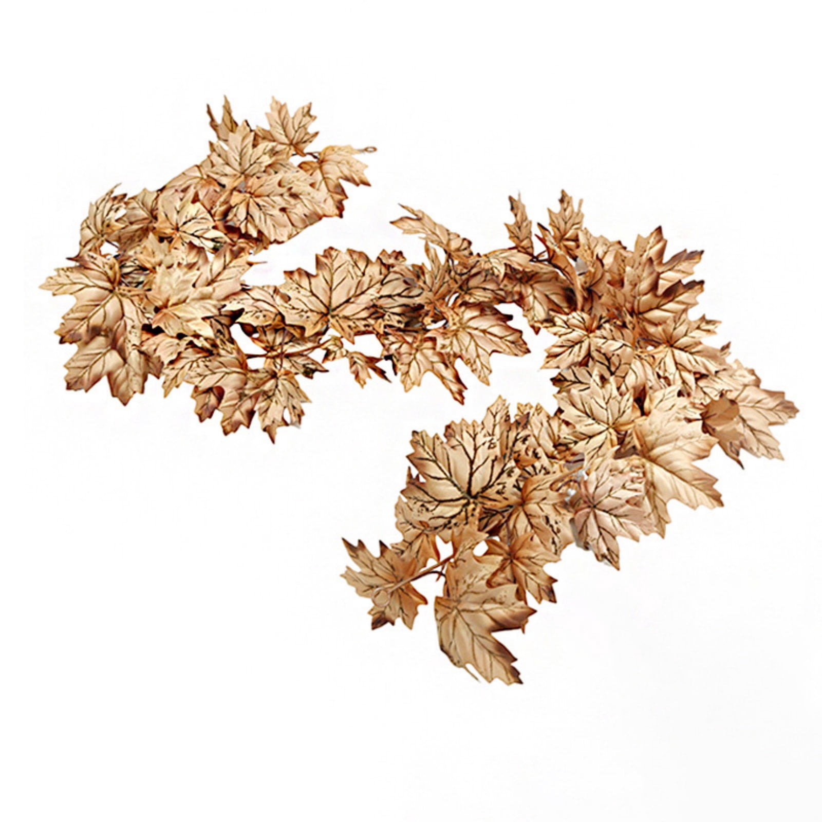 5.74FT Artificial Fall Maple Pinecone Garland, Vintage Autumn Leaf Vine ...