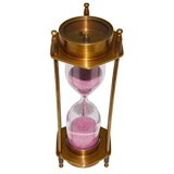 5.75" Brass Pirate Hourglass, Nautical Maritime Decoration with ...