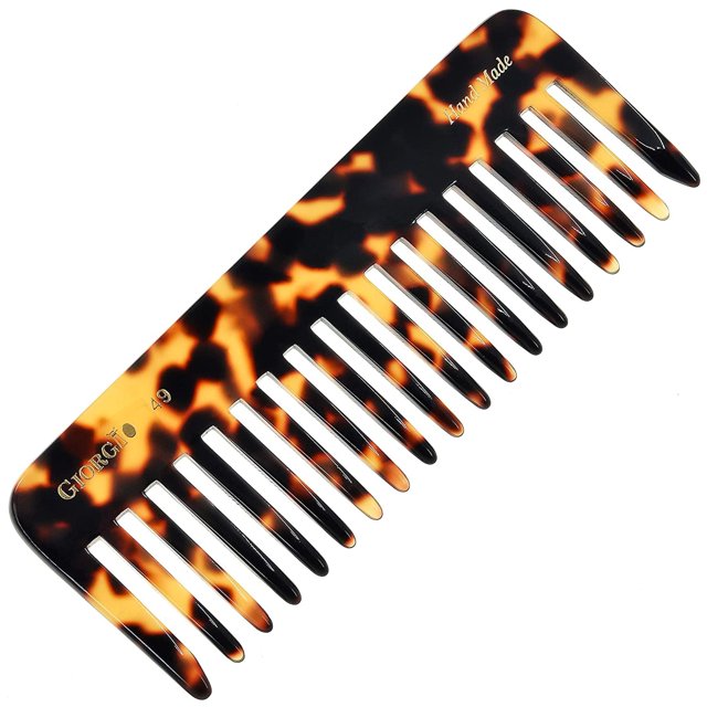 Large 5.75" Wide Tooth Detangling Comb for Thick, Long Hair - Walmart.com