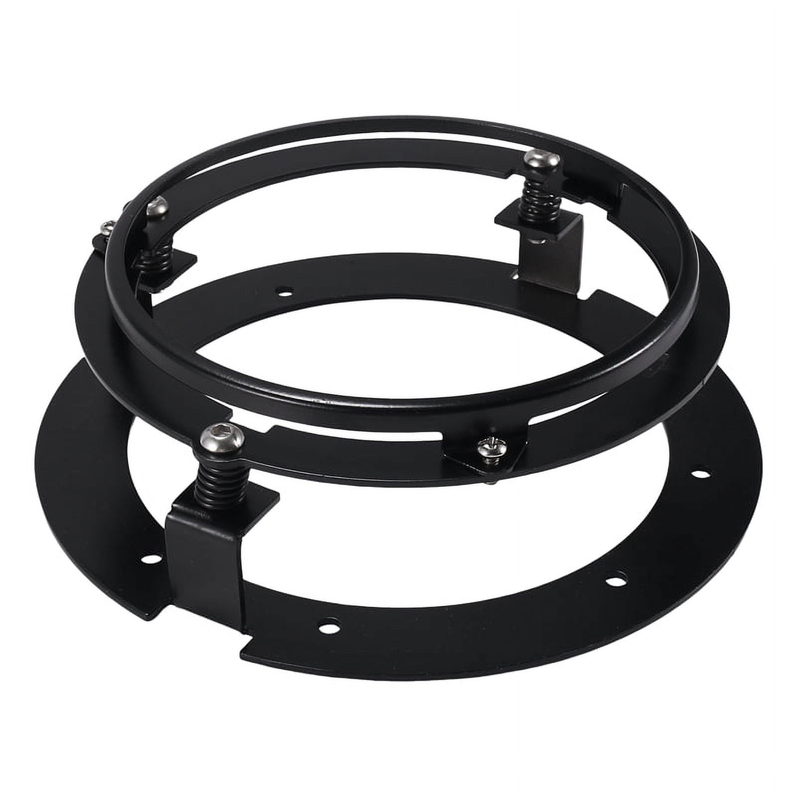 5.75 Inch Black Car Motorcycles Headlight Round Mounting Bracket ...