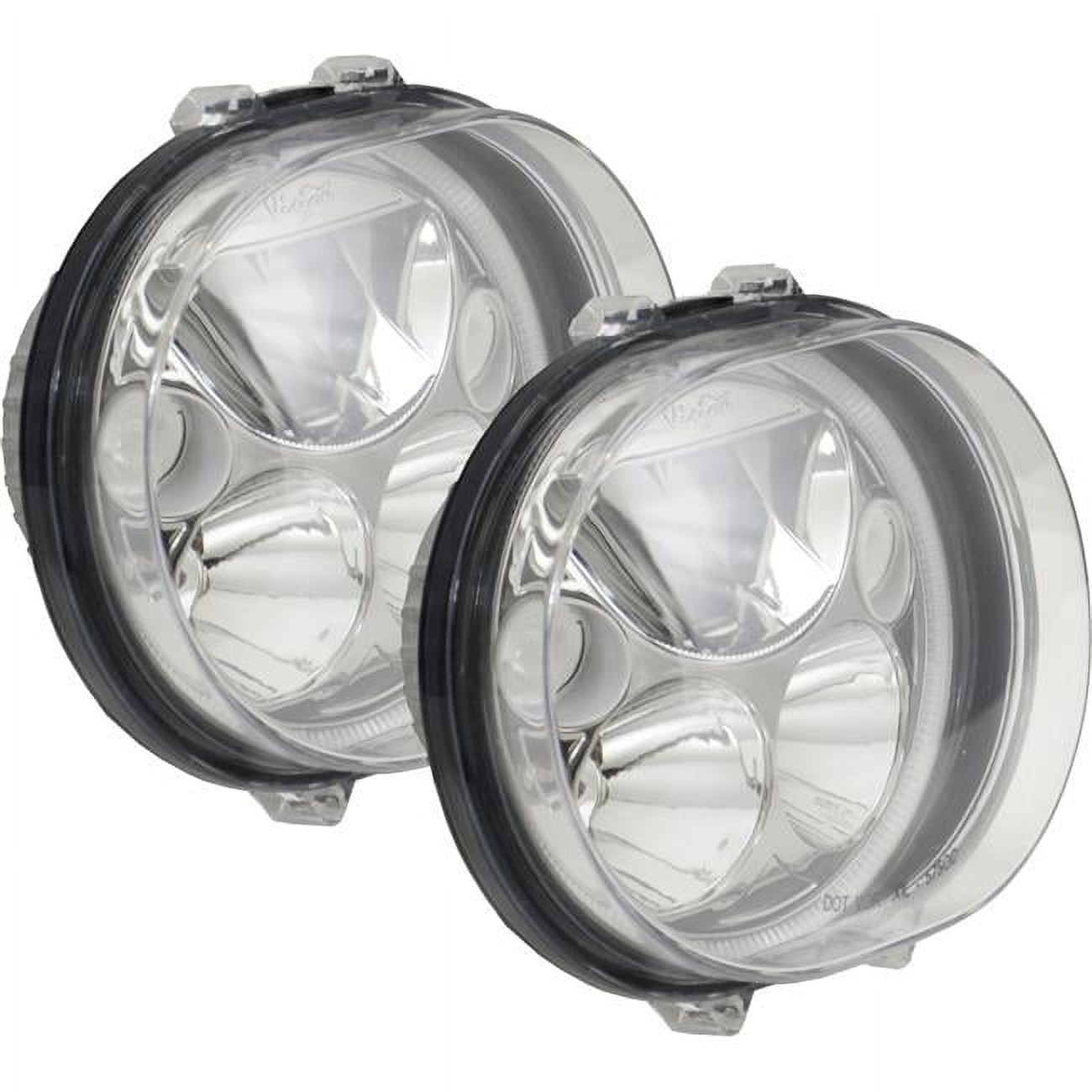 5.75 in. Oval VX LED Headlight with Low-High-Halo - Set of 2 - Walmart.com
