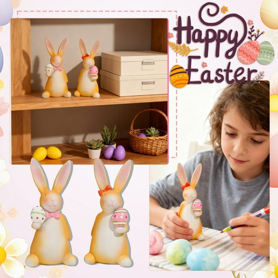 5.7In Easter Bunny Easter Decorations Easter Bunny Decor Bunny ...