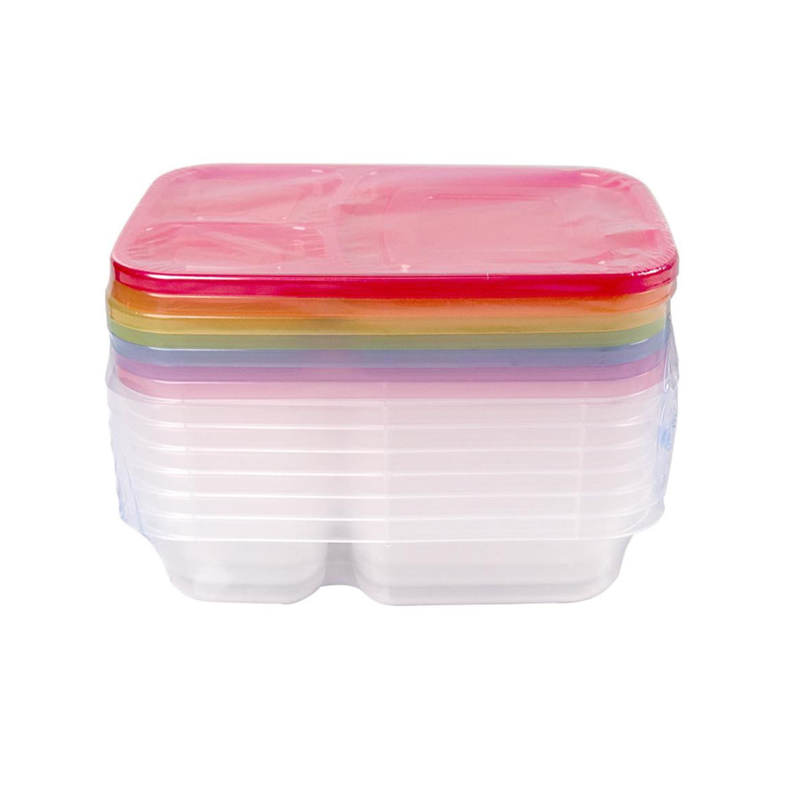 5/7Pcs Bento Snack Containers, Reusable 4 Compartment Food Storage ...