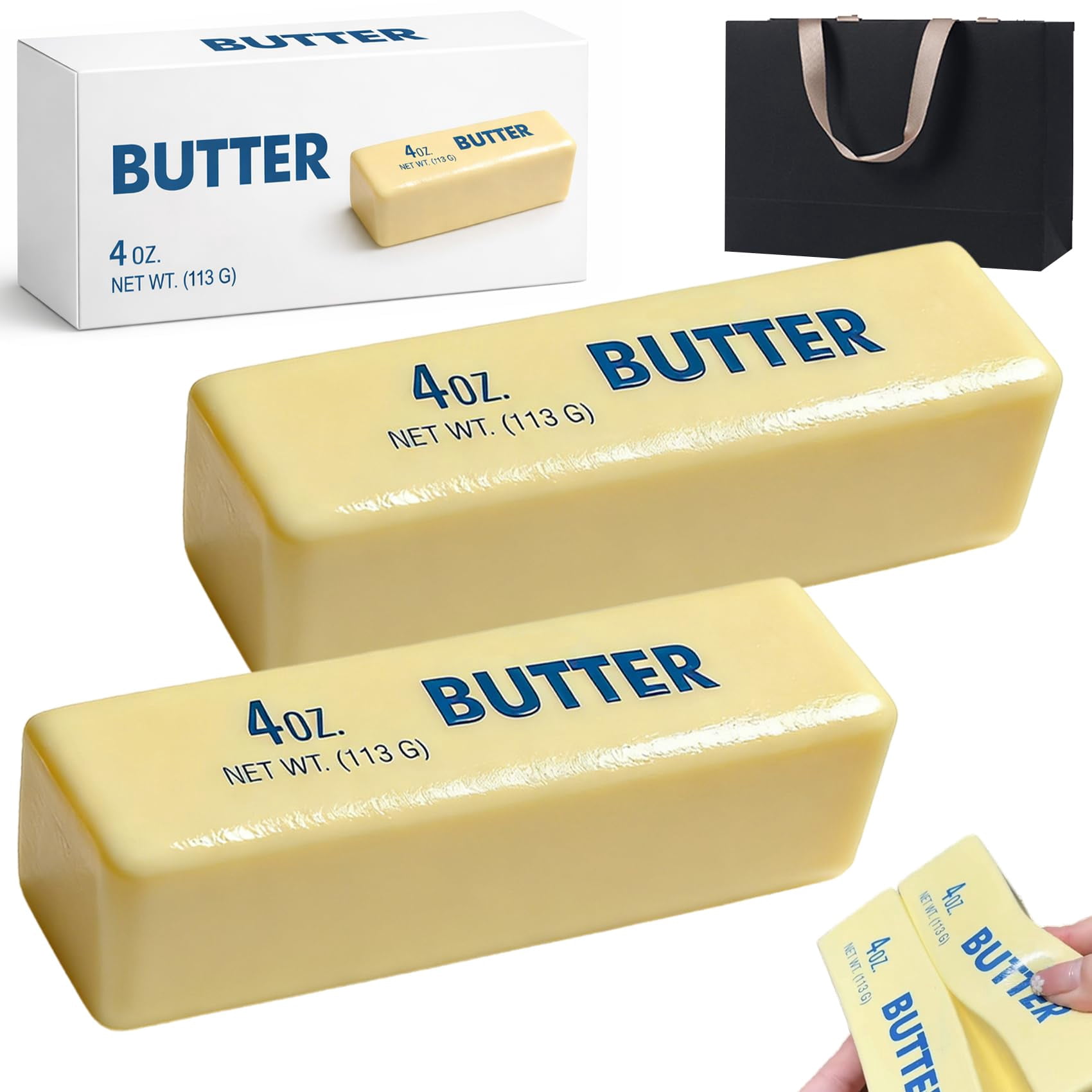 5.7in Slow Rebound Cute Butter Squeeze Stress Balls, 2027 New Slow ...