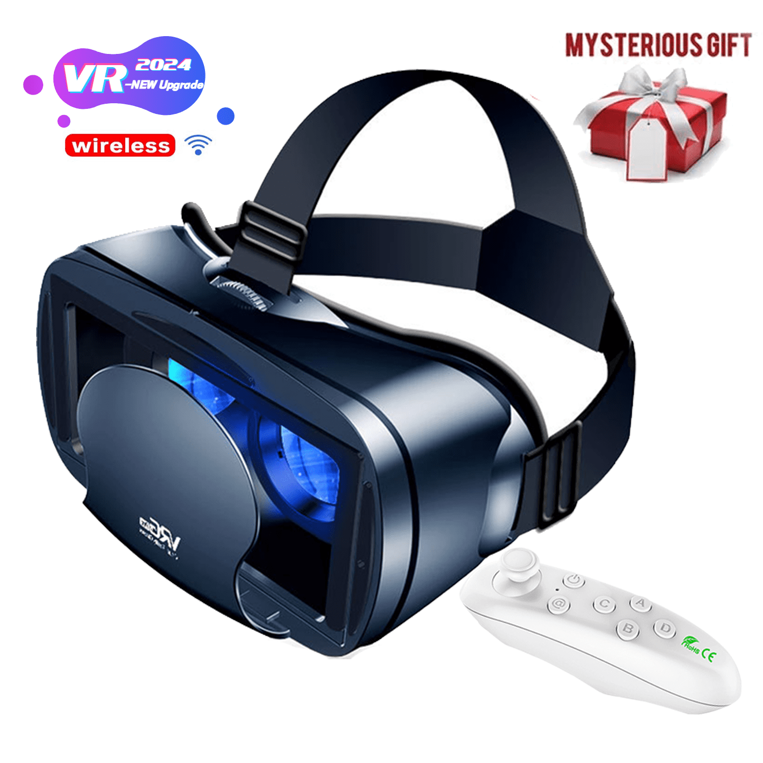 5~7inch VRG Pro 3D VR Glasses Virtual Reality Full Screen Visual Wide-Angle VR Glasses Box for 5 ...