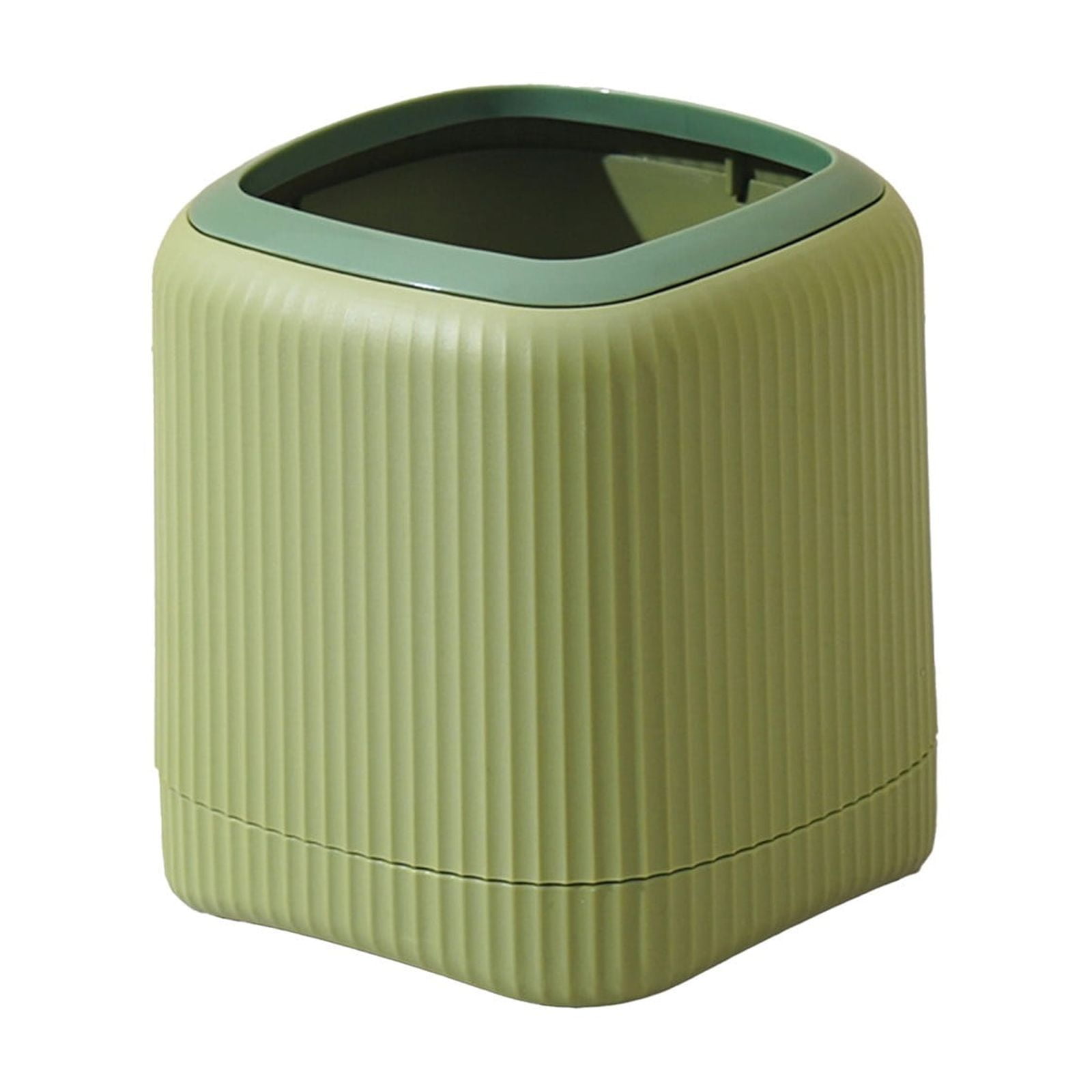 5.7x5.3in Mini Trash Can - Plastic Desktop/Bathroom Small Waste Bin ...