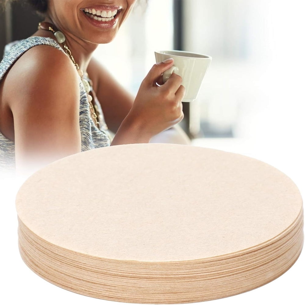 5.7x5.7cm Round Shaped Coffee Filter Paper Replacement Coffee Pot ...
