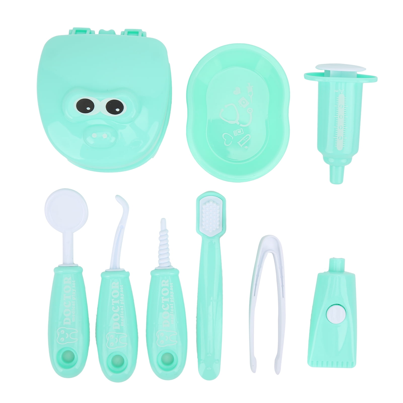 5.7x6.9 inch 9-piece set of dentist tool model ABS check teeth highly ...