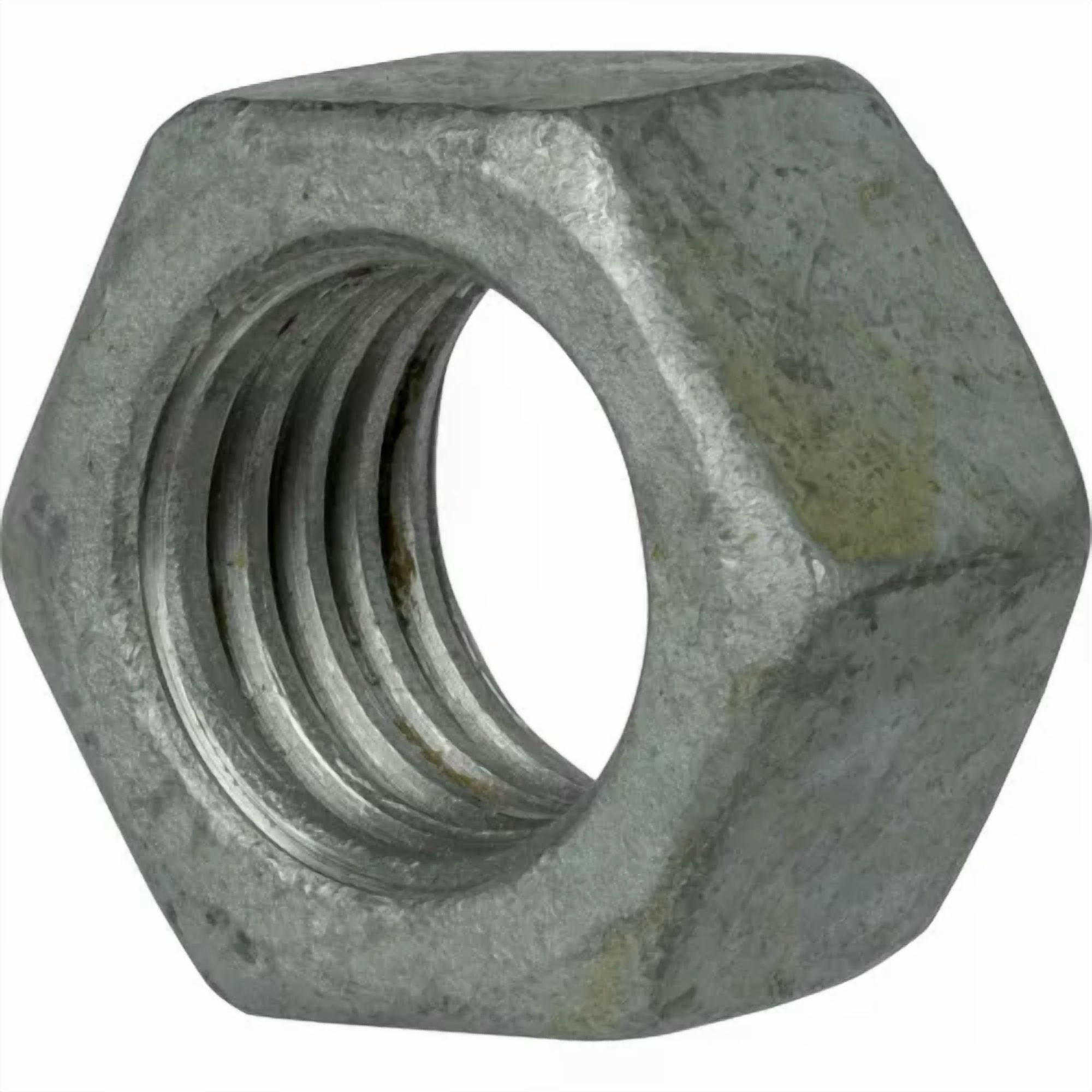 5/8"-11 Finished Hex Nuts Steel Grade 2 Hot Dipped Galvanized Finish ...