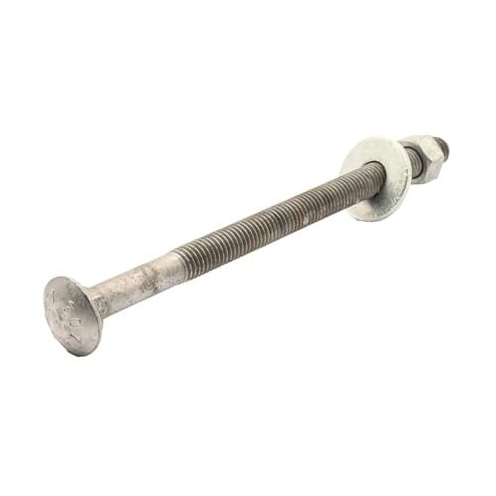 5/8"-11 x 11 (25 Pack) Galvanized Carriage Bolt Kit Grade 307A ...