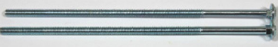 5/8-11 x 30" Carriage Bolts / Partial Thread / Steel / Zinc - 5 Piece ...