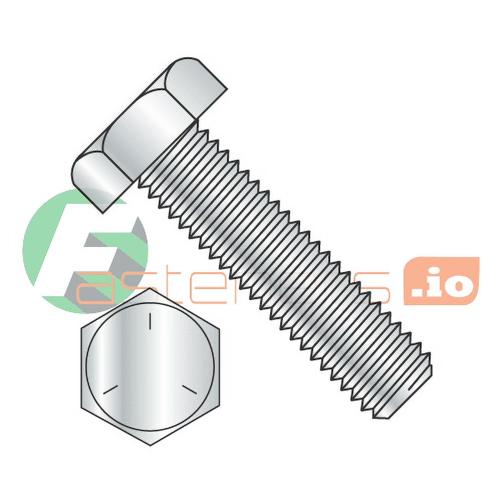 5/8-11 x 7 1/2" Hex Tap Bolts / Grade 5 / Zinc (Quantity: 25 pcs) Fully Threaded - Walmart.com