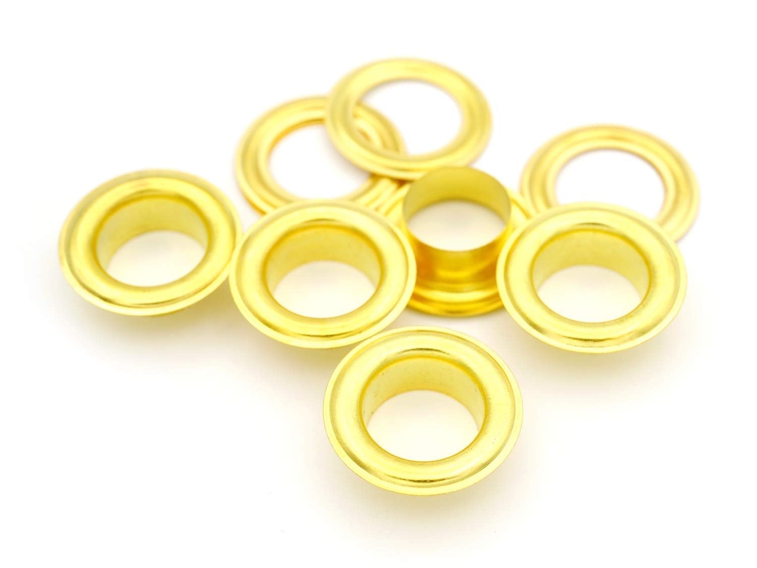 5/8" (16MM) Hole 50 Sets Grommets Eyelets with Washers for Leather ...