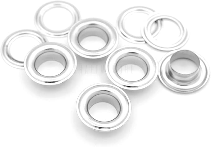 5/8" (16MM) Hole 50 Sets Grommets Eyelets with Washers for Leather ...