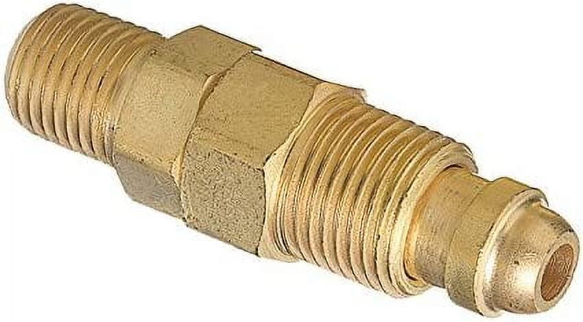 5/8-18 RH x 1/4 Male Pipe Mig Welding Gas Fitting Argon Inert Gas Tig ...