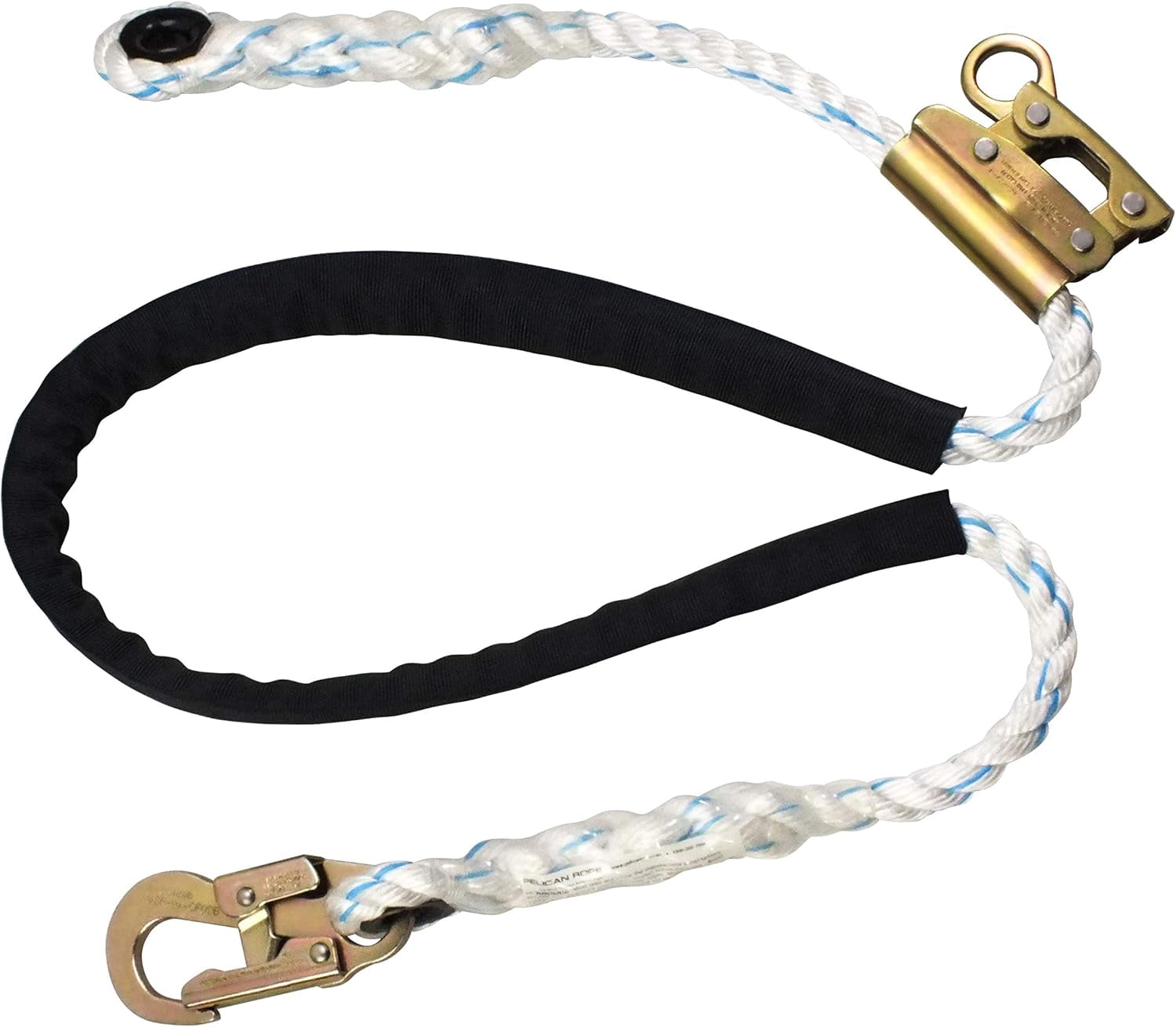 5/8" Adjustable Positioning Lanyard | Polyester Cover | 3 Strand | 6 ...