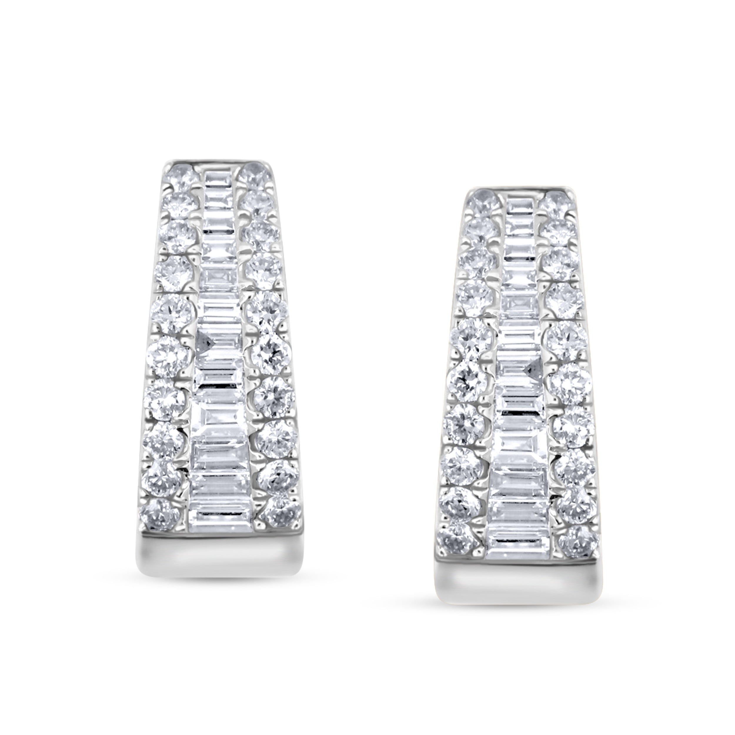 Diamaison 5/8 CTW Lab-Grown Diamond Earrings for Adult in Sterling ...