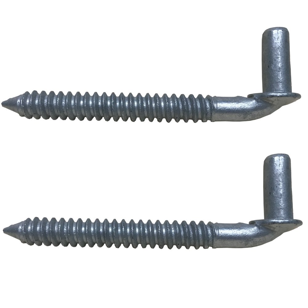 5/8 Chain Link Lag Screw Gate Hinge Post Side Wood Bolt Galvanized ...