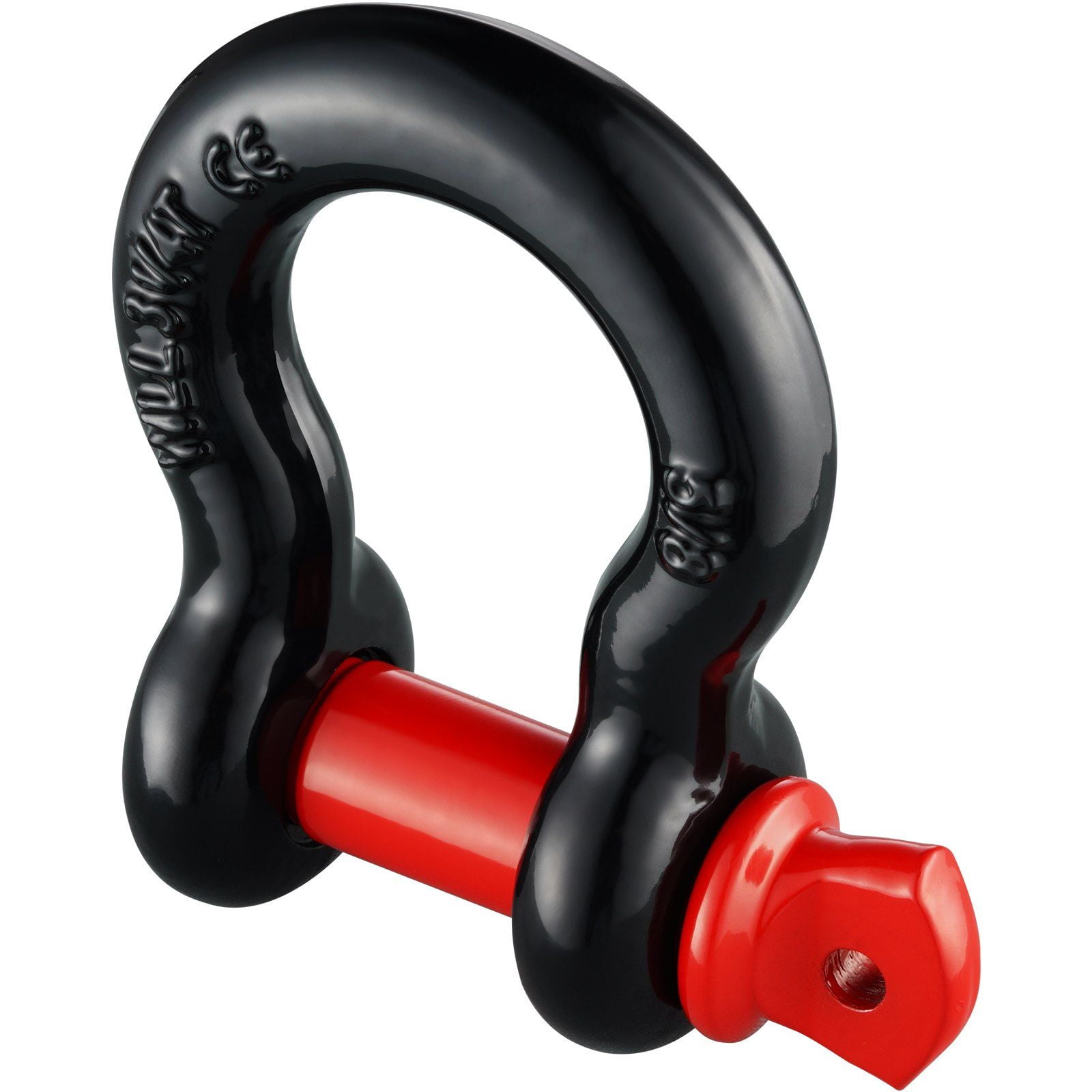 5/8" D-Ring Shackle, 4 Pack - 13 Ton (28,660 lbs) Break Strength, 3/4 ...