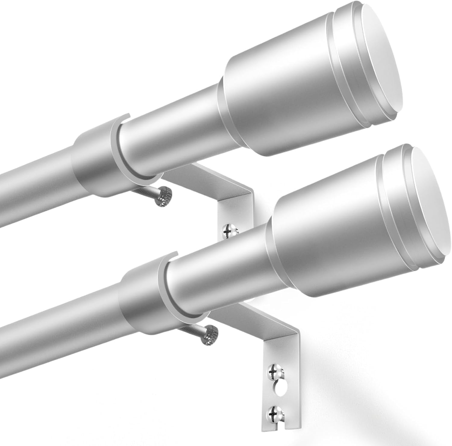 5/8” Diameter Curtain Rods 30-60 Inch, for 30-54 Inch Windows ...