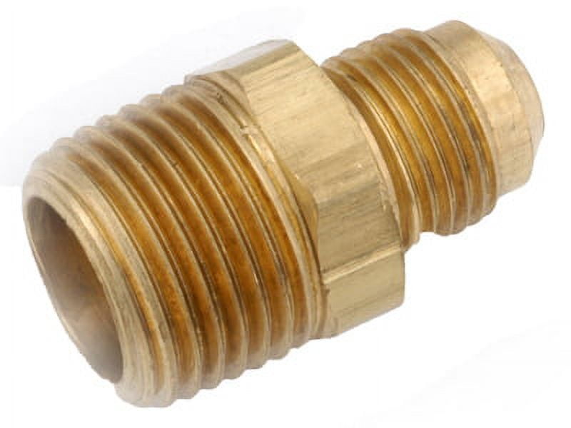 5/8" Flare x 3/4" Male Iron Pipe Thread Brass Flare Connector Lead Fre ...
