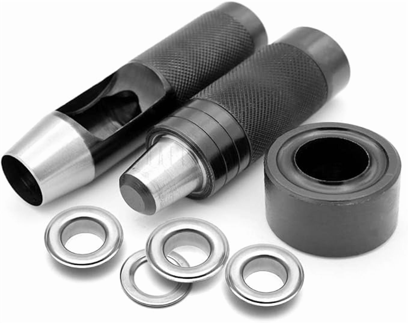 5/8" Grommet Tool Kit Eyelet Setting Tool Grommet Setter Hole Punch ...